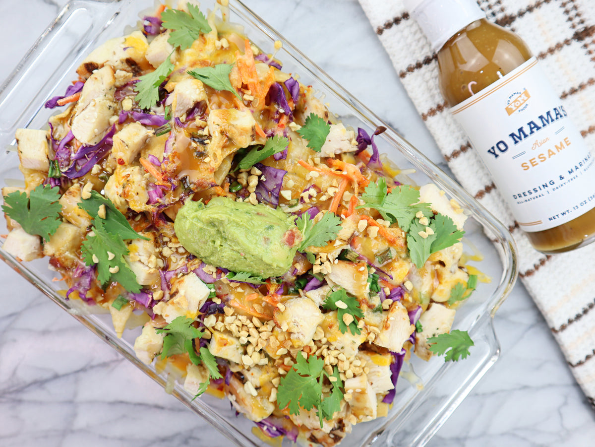 Asian Sesame Nachos – Yo Mama's Foods