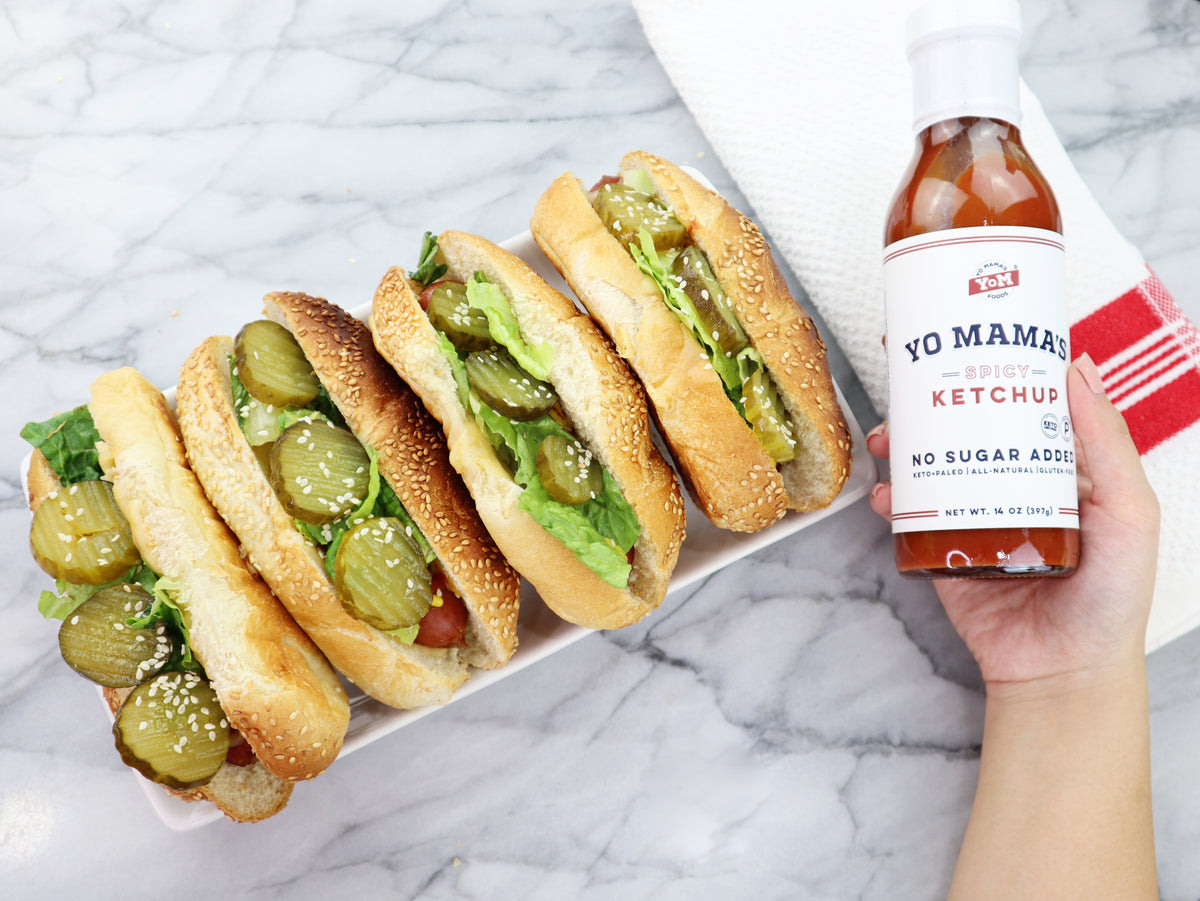 Cheeseburger Hotdogs – Yo Mama's Foods