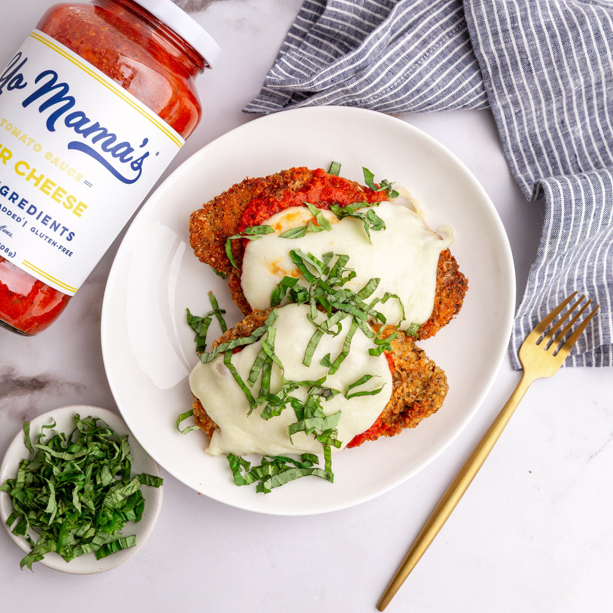 Four Cheese Chicken Parm – Yo Mama's Foods