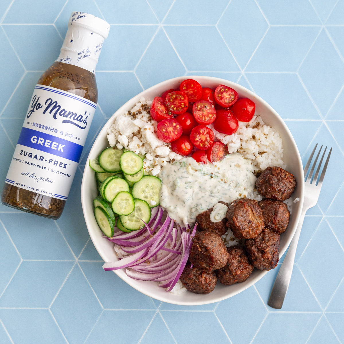 Greek Bowl – Yo Mama's Foods