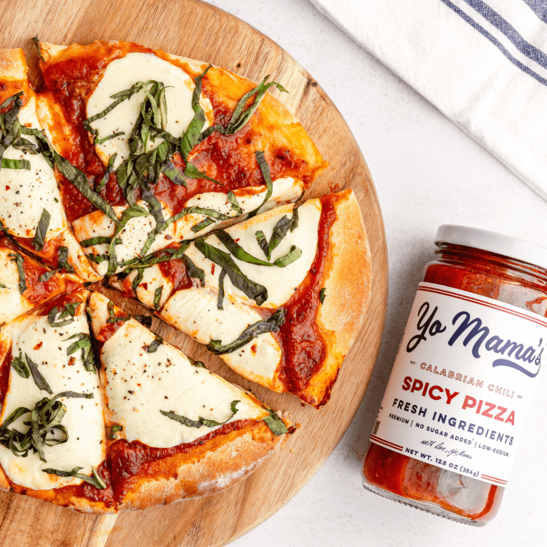 Spicy Margarita Pizza – Yo Mama's Foods