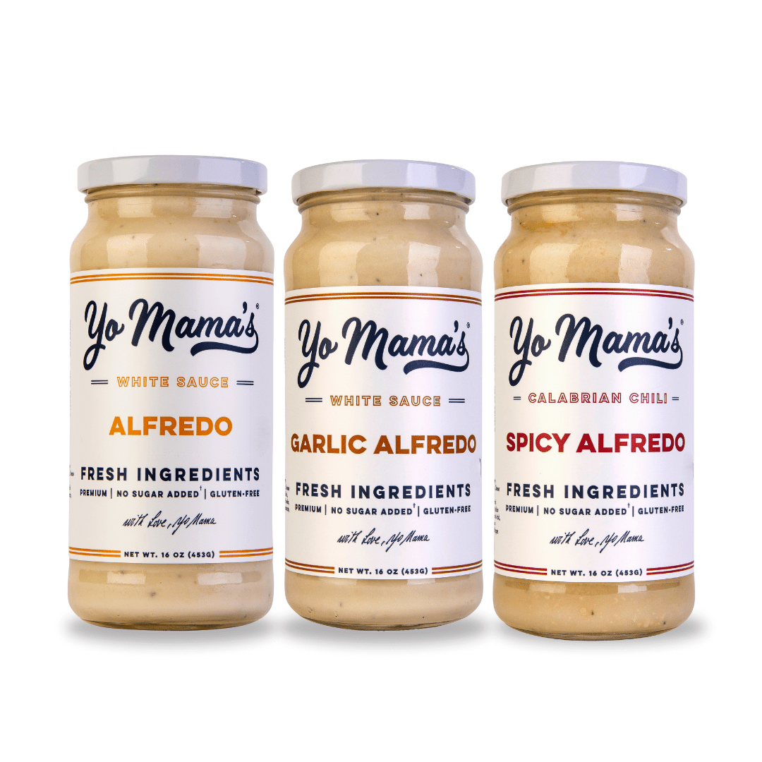 Yo Mama's Alfredo Variety Set – Yo Mama's Foods